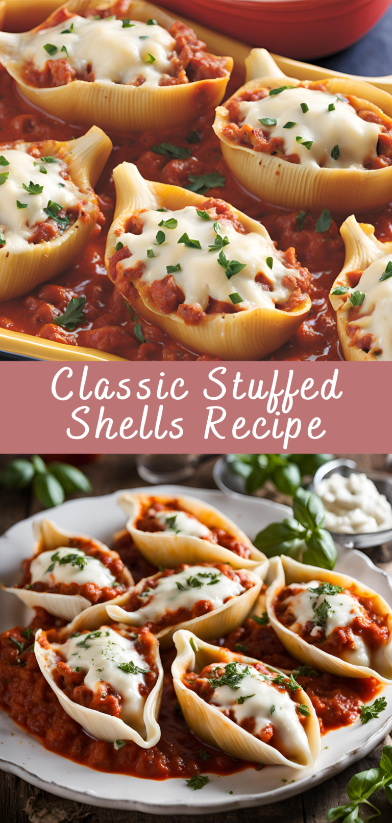 Classic Stuffed Shells Recipe | Cheff Recipes