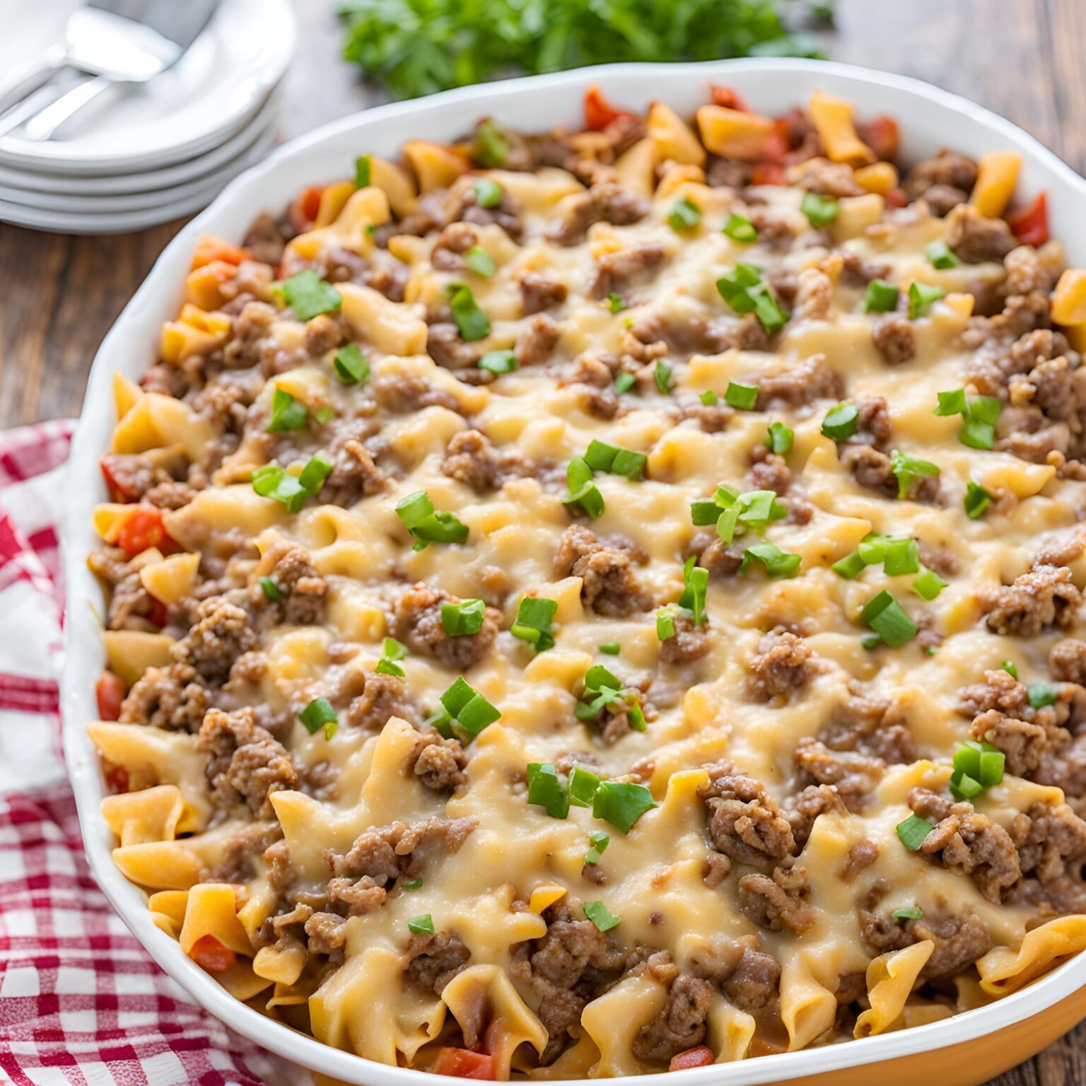 4 Ingredient Hamburger Casserole Recipe | Cheff Recipes