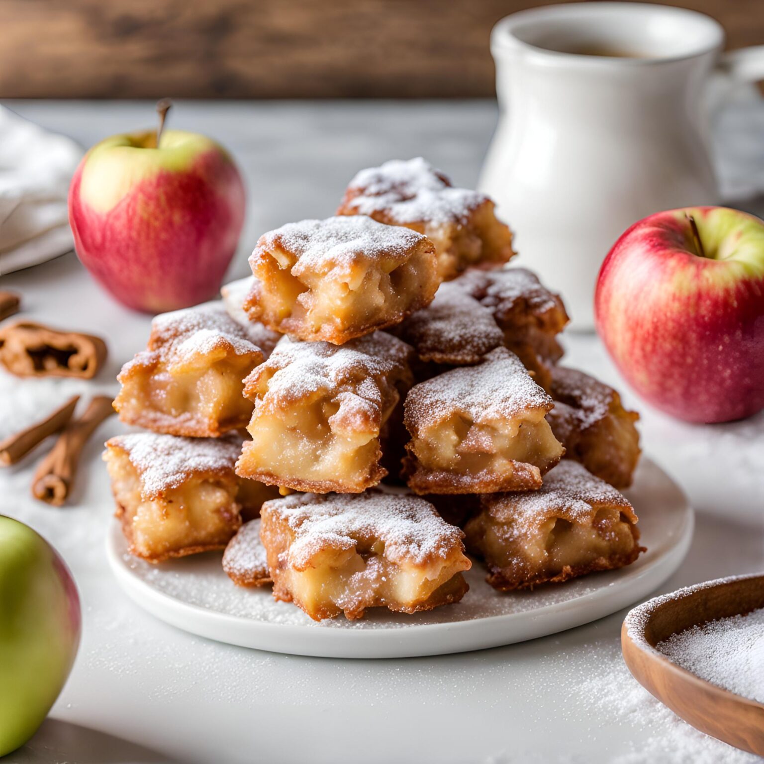 Apple Fritter Bites Recipe | Cheff Recipes