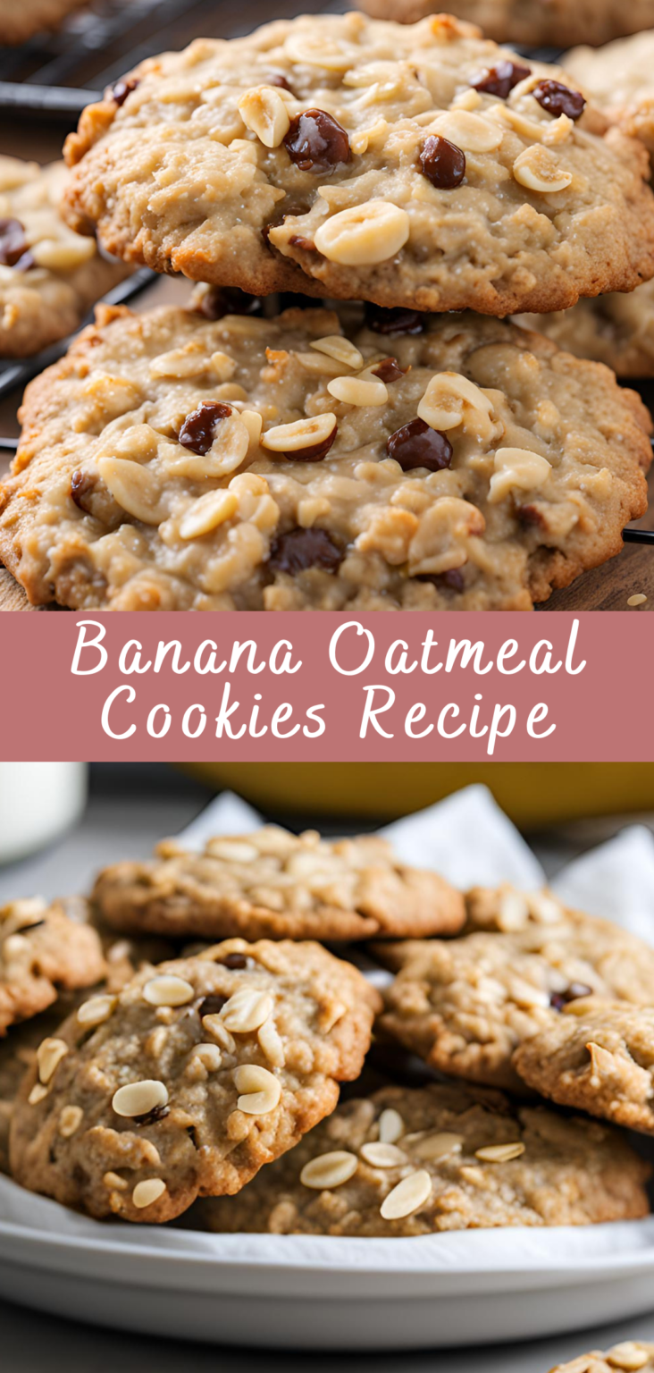 Banana Oatmeal Cookies Recipe | Cheff Recipes
