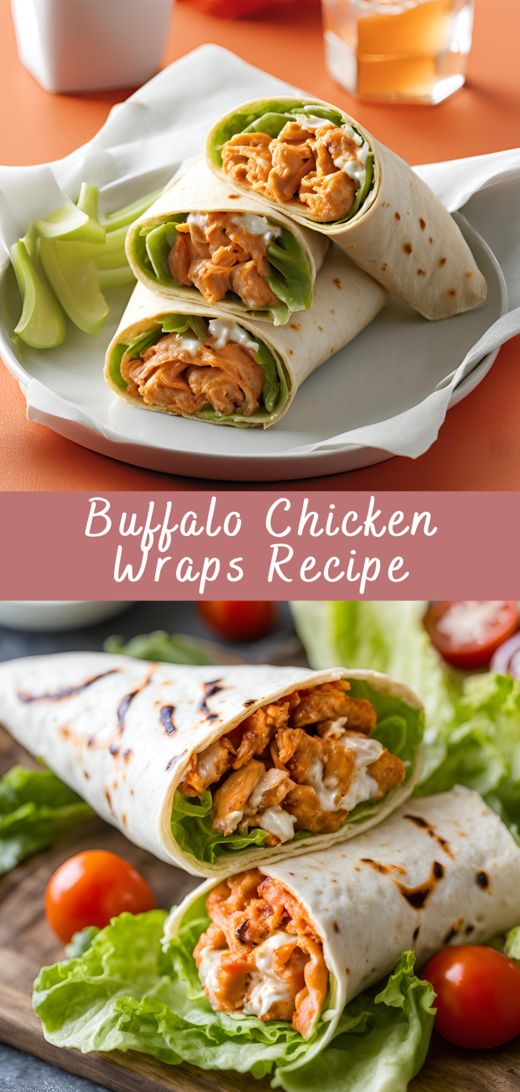 Buffalo Chicken Wraps Recipe | Cheff Recipes