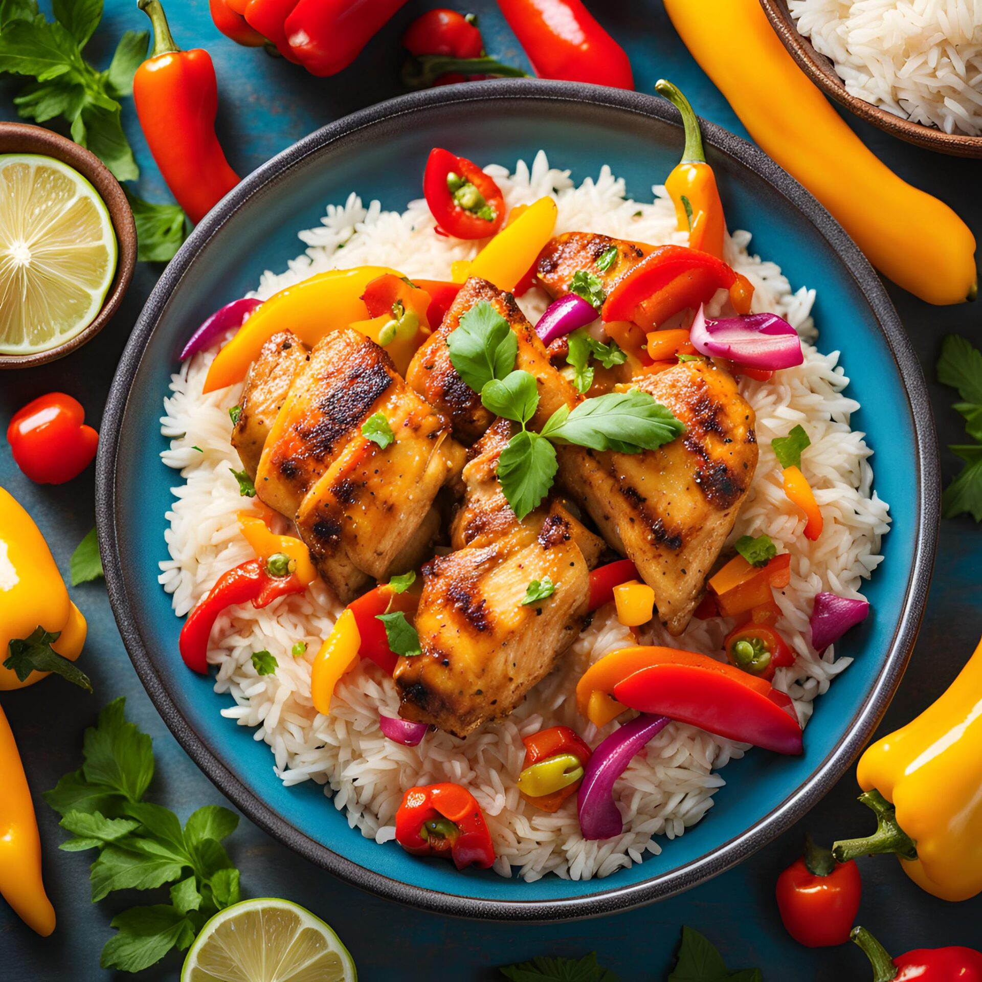 Caribbean Chicken and Rice Recipe | Cheff Recipes
