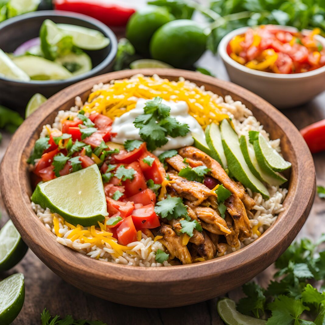 Chicken Fajita Burrito Bowl Recipe | Cheff Recipes