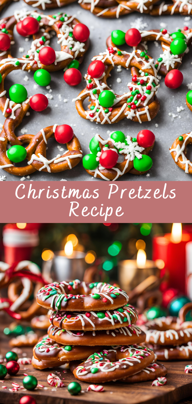 Christmas Pretzels Recipe | Cheff Recipes