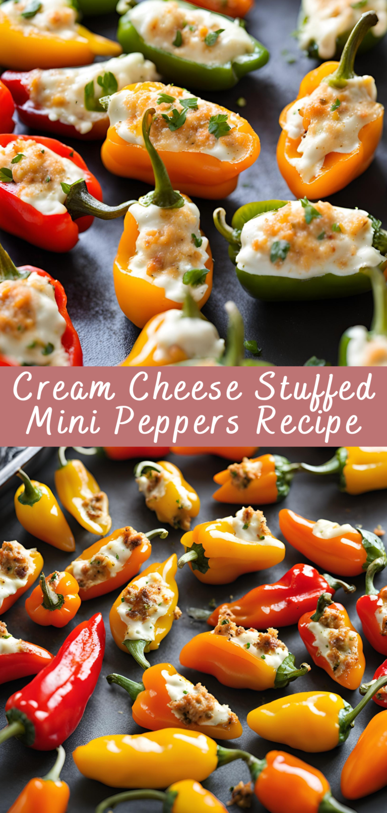 Cream Cheese Stuffed Mini Peppers Recipe | Cheff Recipes