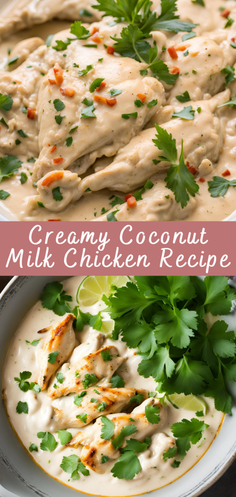 Creamy Coconut Milk Chicken Recipe | Cheff Recipes