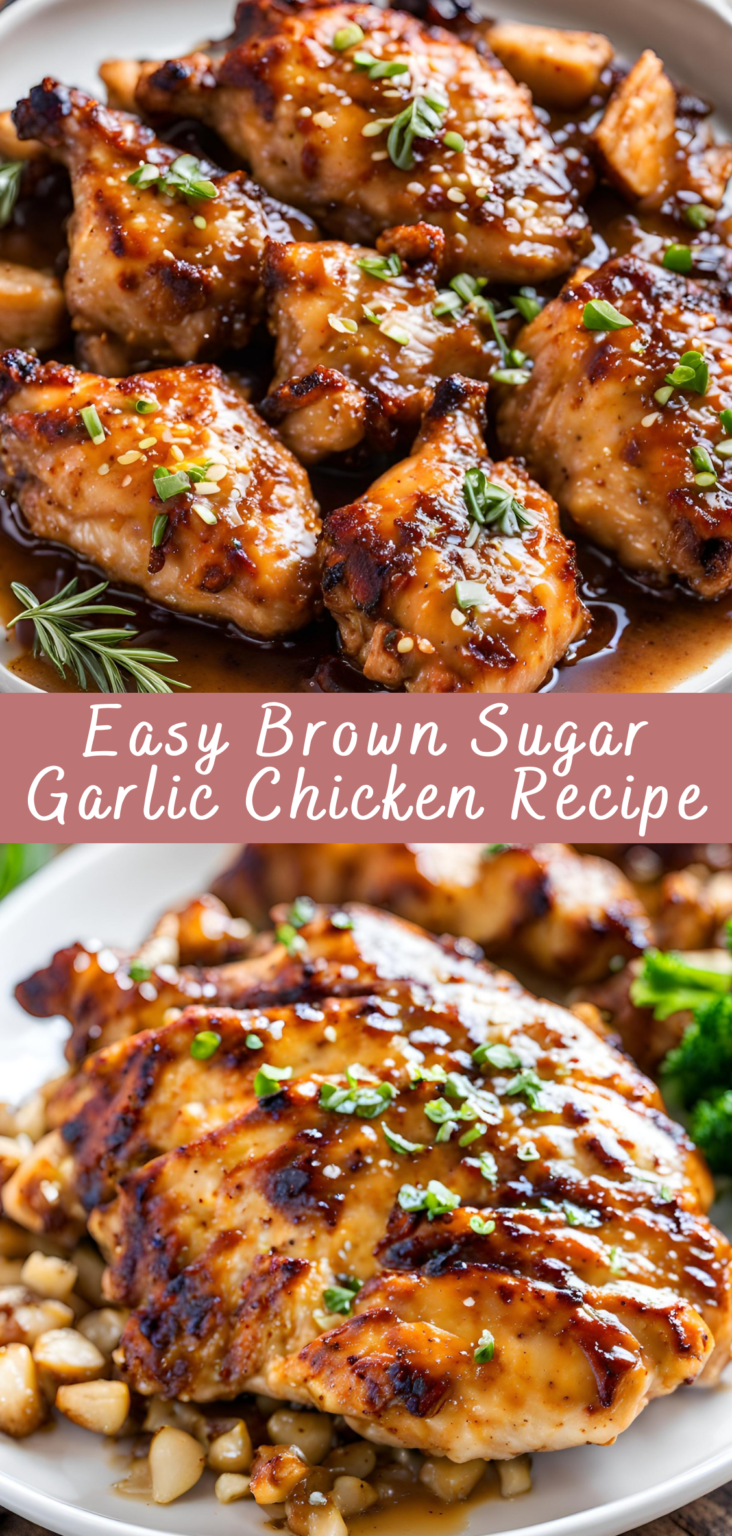 Easy Brown Sugar Garlic Chicken Recipe | Cheff Recipes