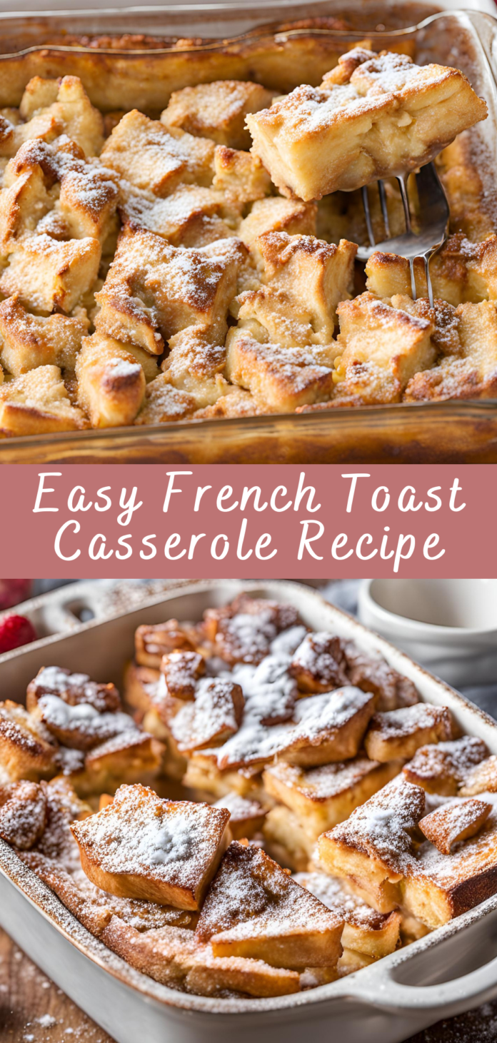 Easy French Toast Casserole Recipe | Cheff Recipes