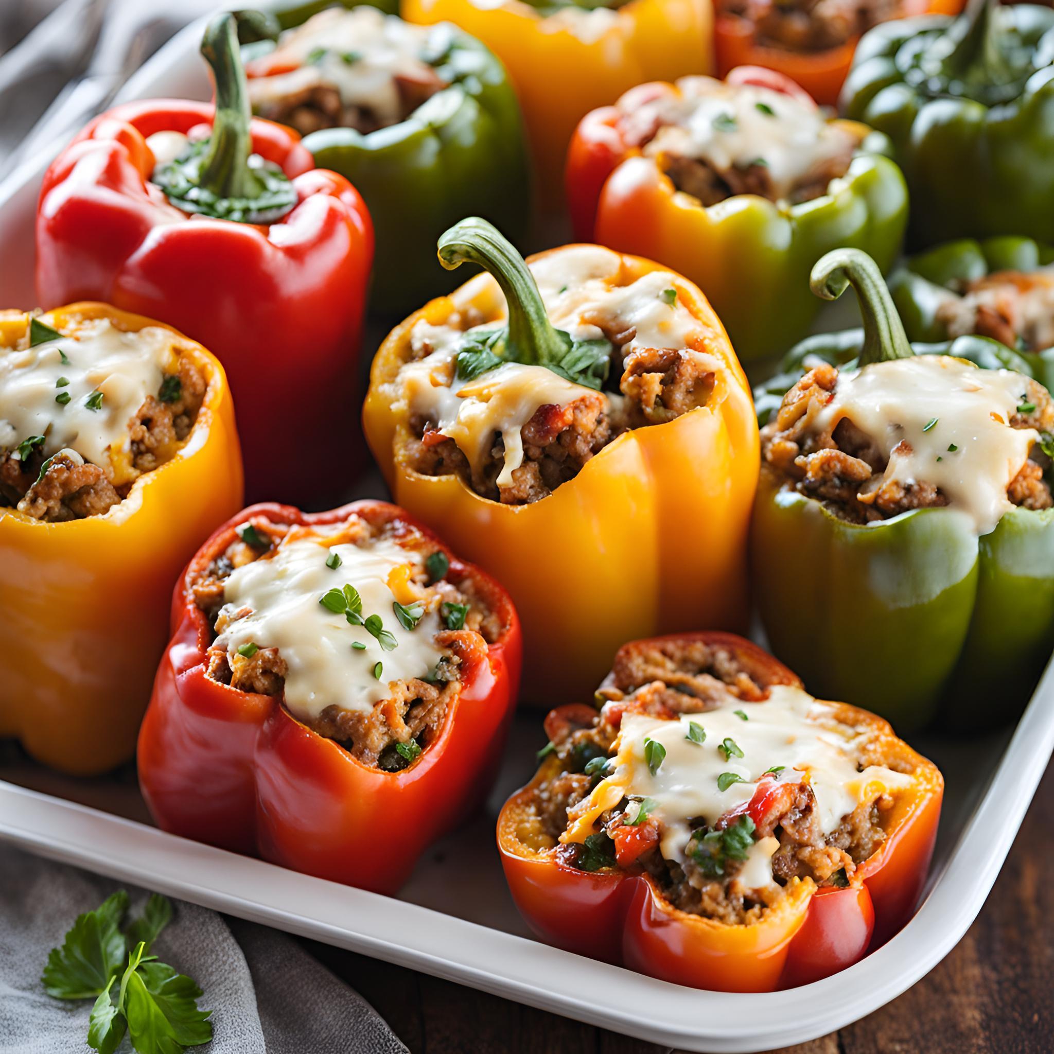 Easy Stuffed Bell Peppers Recipe | Cheff Recipes