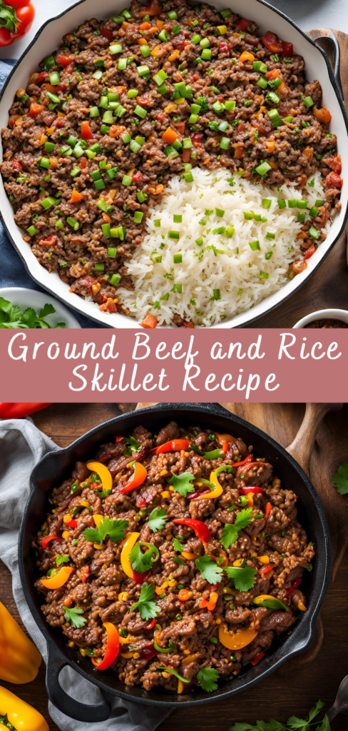 Ground Beef and Rice Skillet Recipe | Cheff Recipes