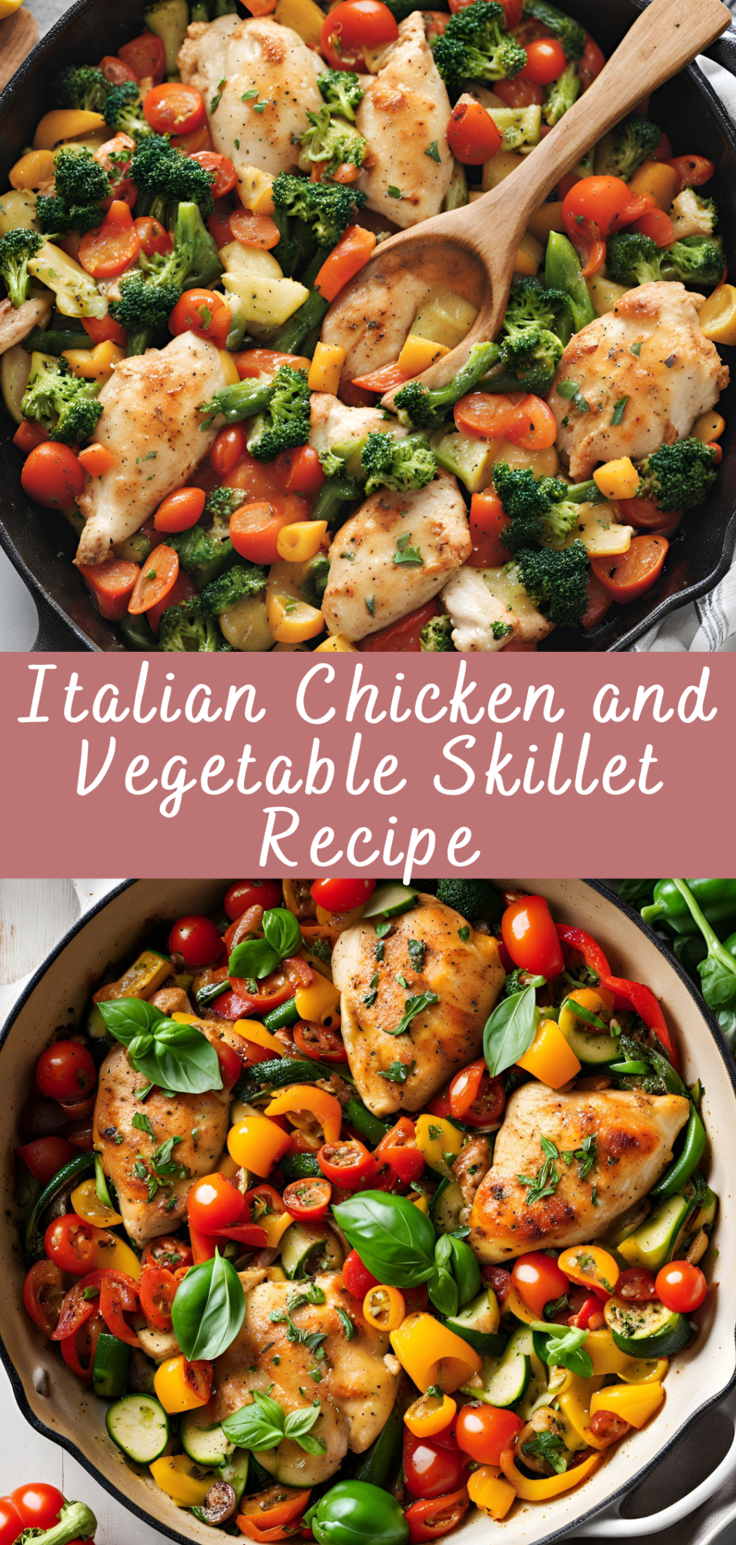Italian Chicken and Vegetable Skillet Recipe | Cheff Recipes