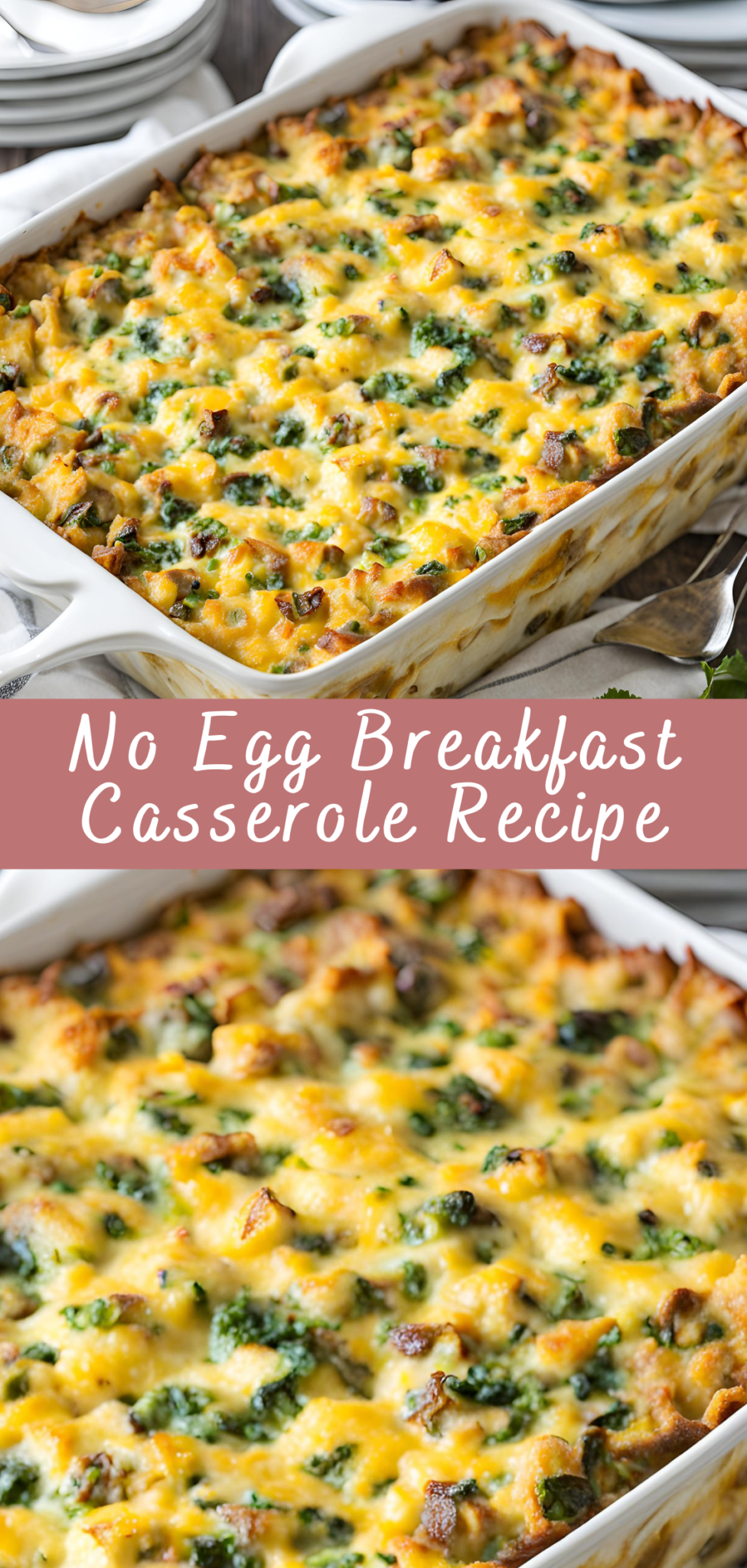 No Egg Breakfast Casserole Recipe | Cheff Recipes