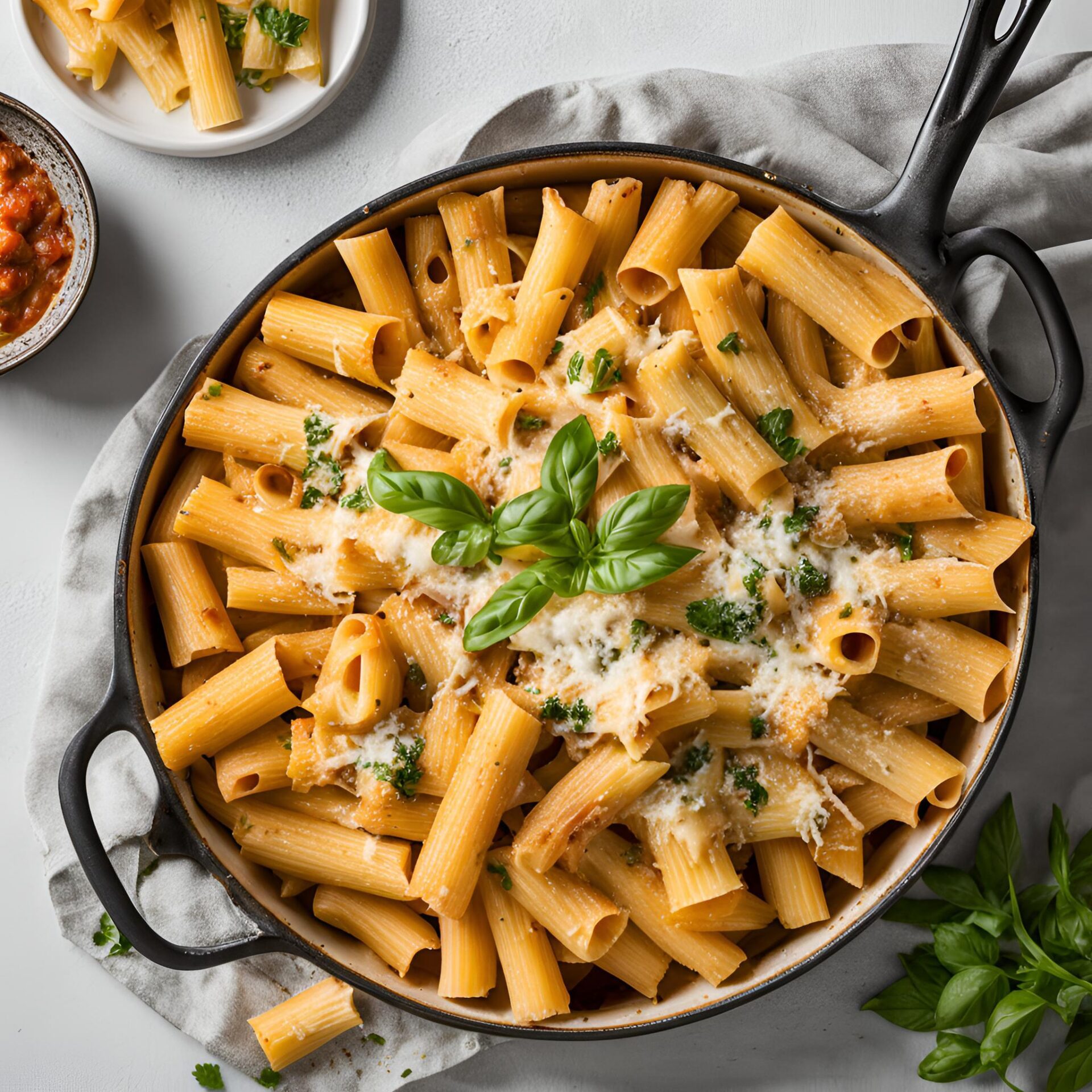 Oven Baked Rigatoni Recipe | Cheff Recipes