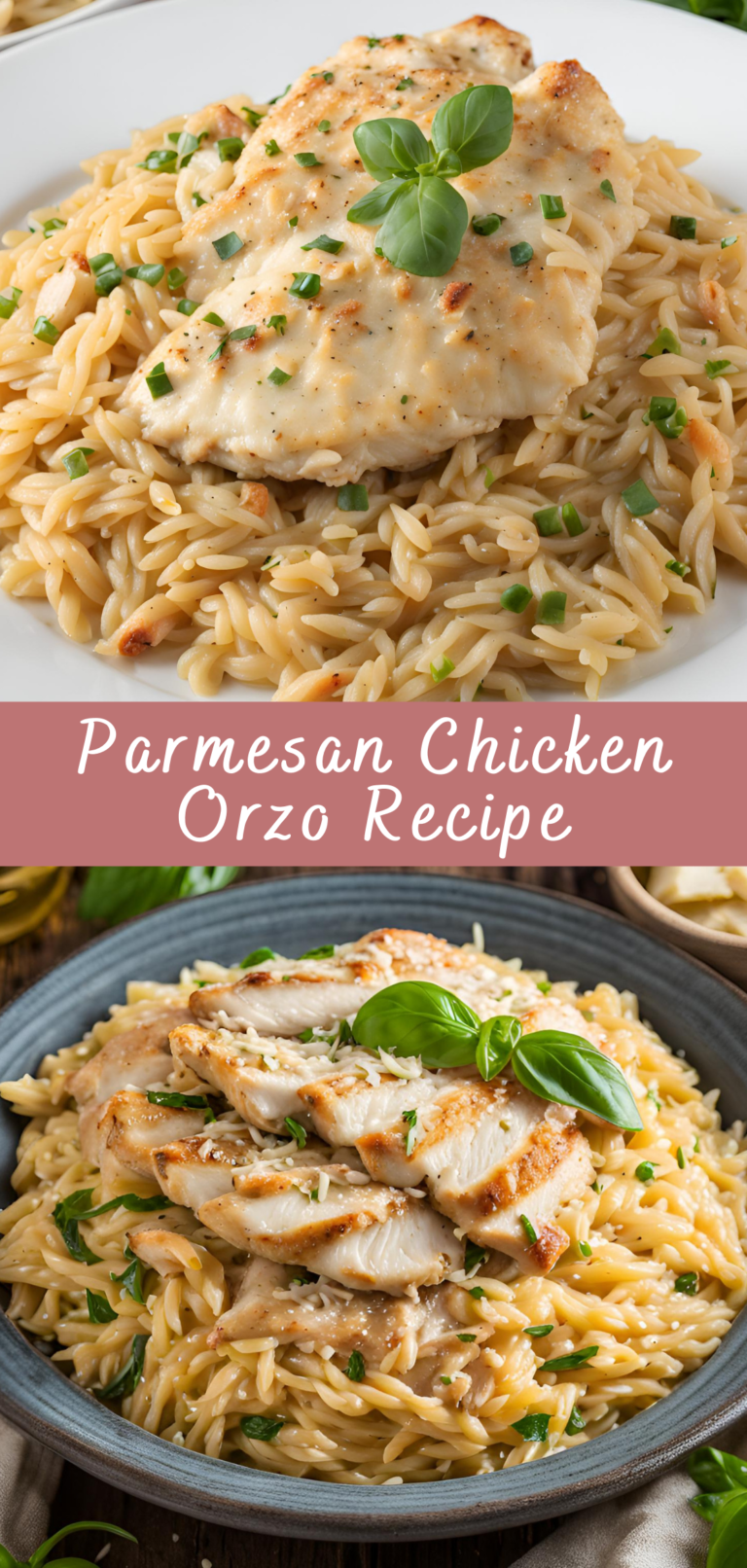 Parmesan Chicken Orzo Recipe | Cheff Recipes