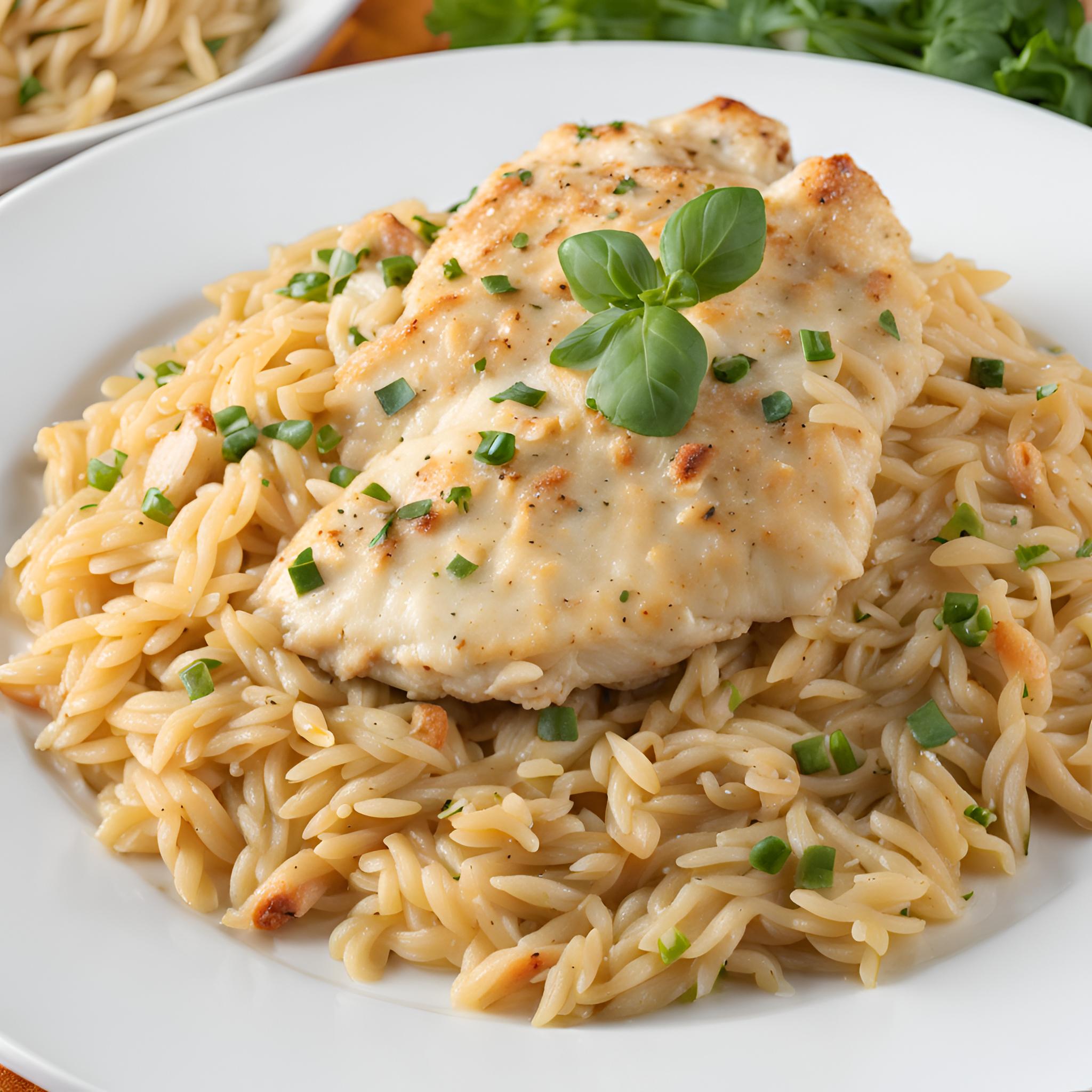 Parmesan Chicken Orzo Recipe | Cheff Recipes