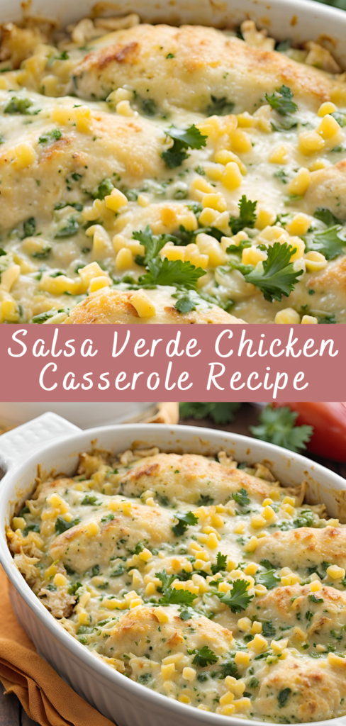 Salsa Verde Chicken Casserole Recipe | Cheff Recipes