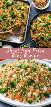 Sheet Pan Fried Rice Recipe | Cheff Recipes
