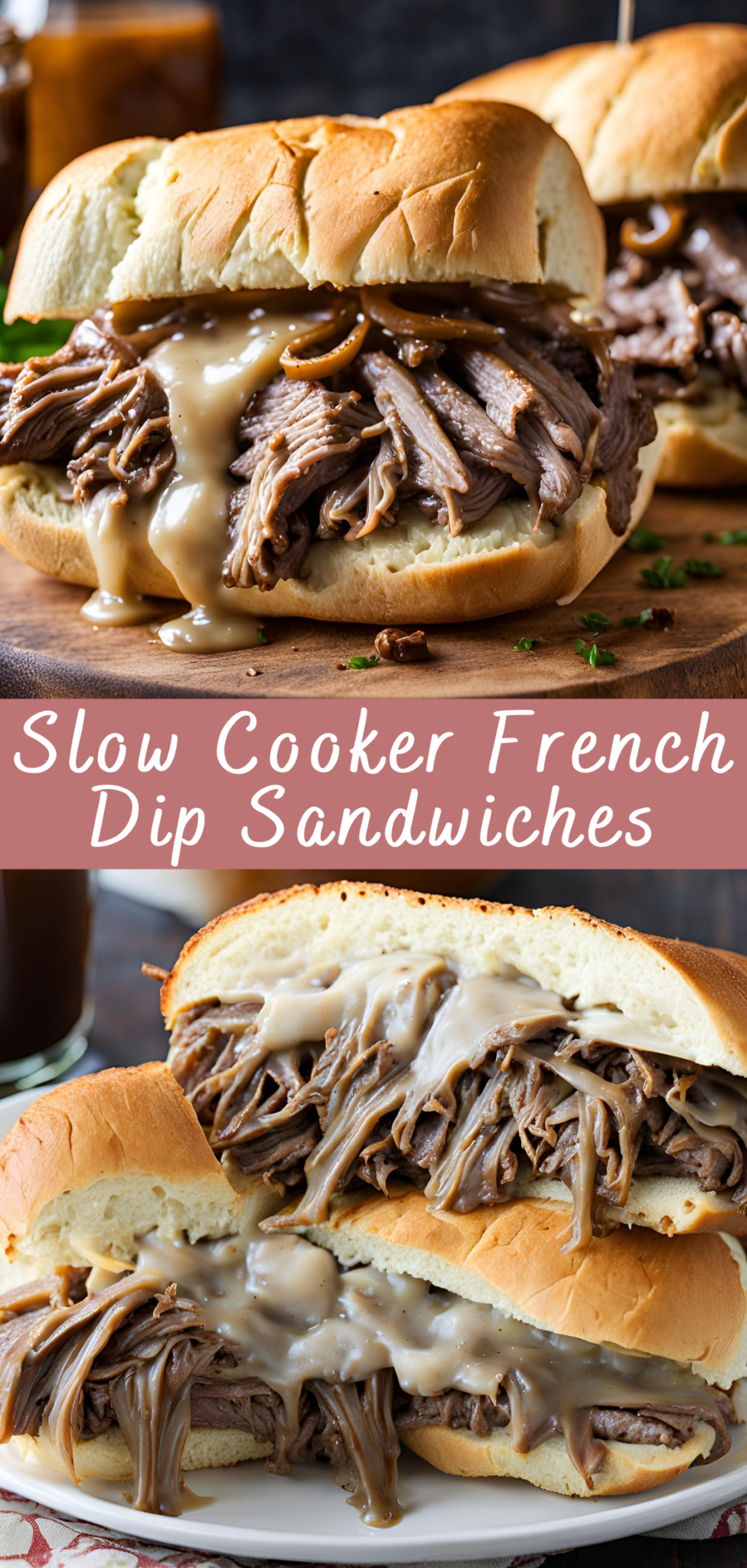 Slow Cooker French Dip Sandwiches Recipe | Cheff Recipes