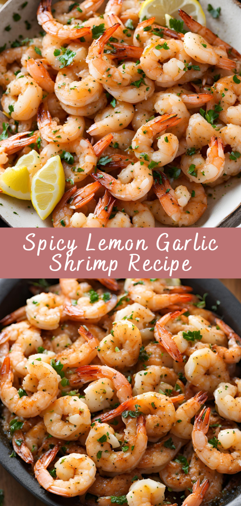 Spicy Lemon Garlic Shrimp Recipe | Cheff Recipes