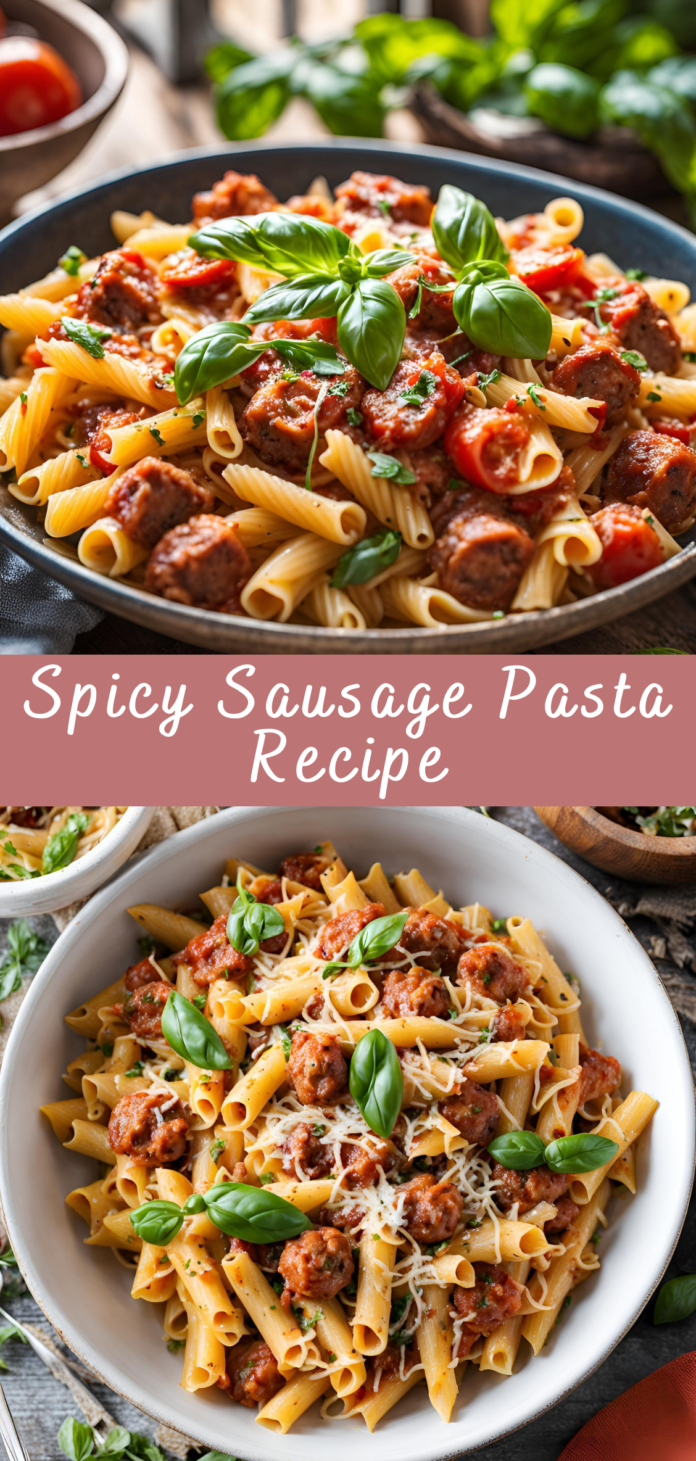 Spicy Sausage Pasta Recipe | Cheff Recipes