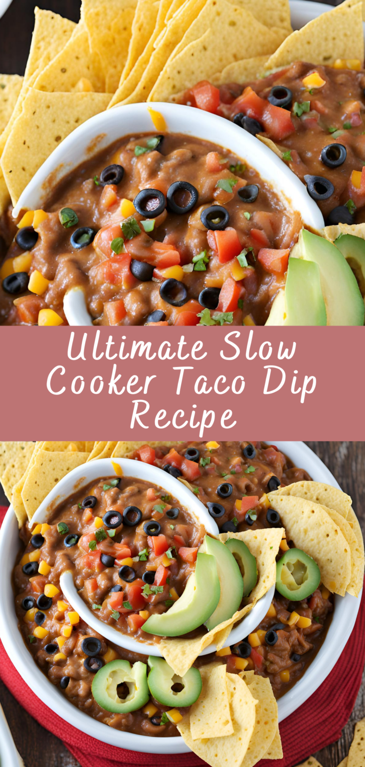 Ultimate Slow Cooker Taco Dip Recipe | Cheff Recipes