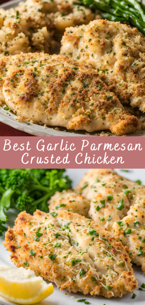 Best Garlic Parmesan Crusted Chicken Recipe | Cheff Recipes