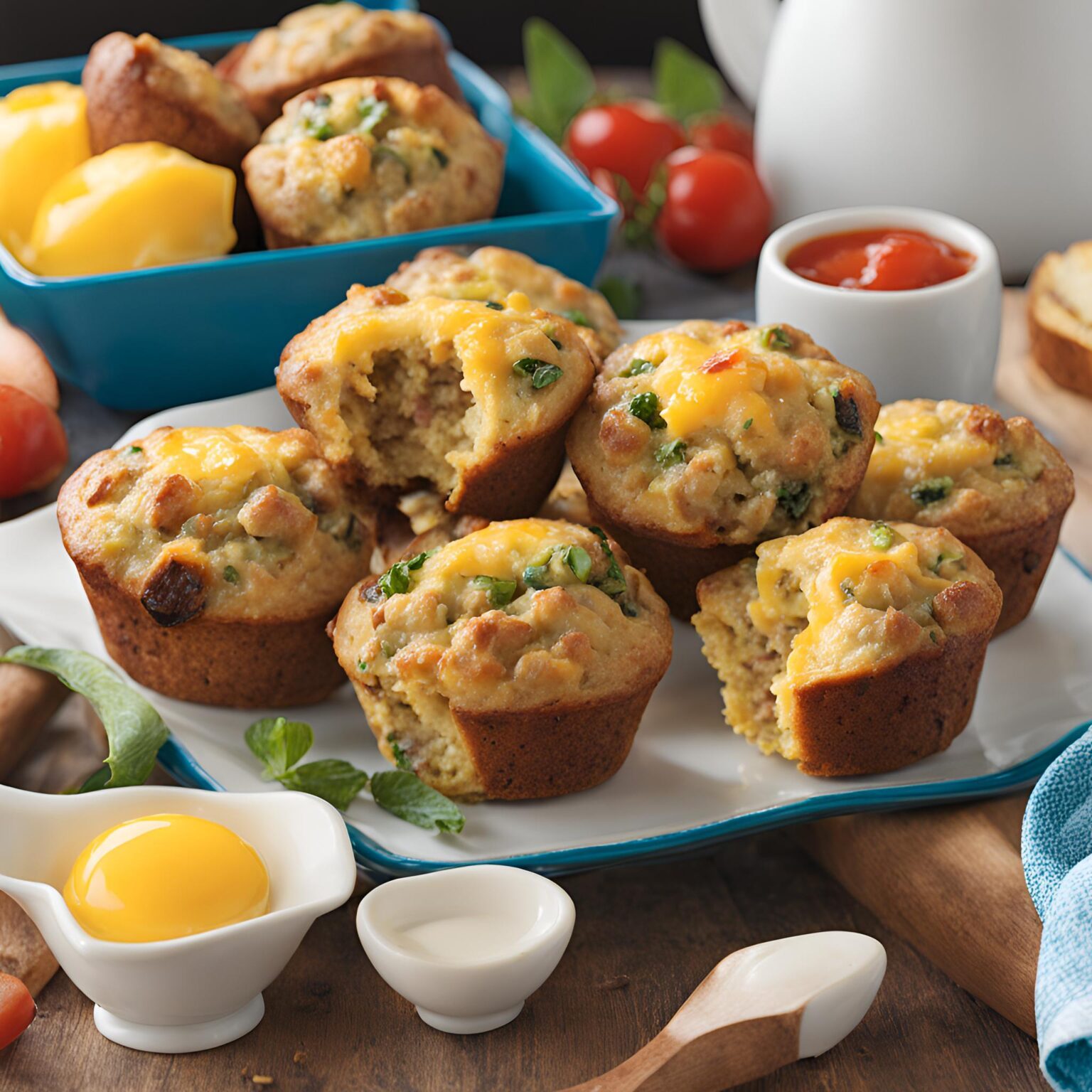 Breakfast Sausage Muffins Recipe | Cheff Recipes