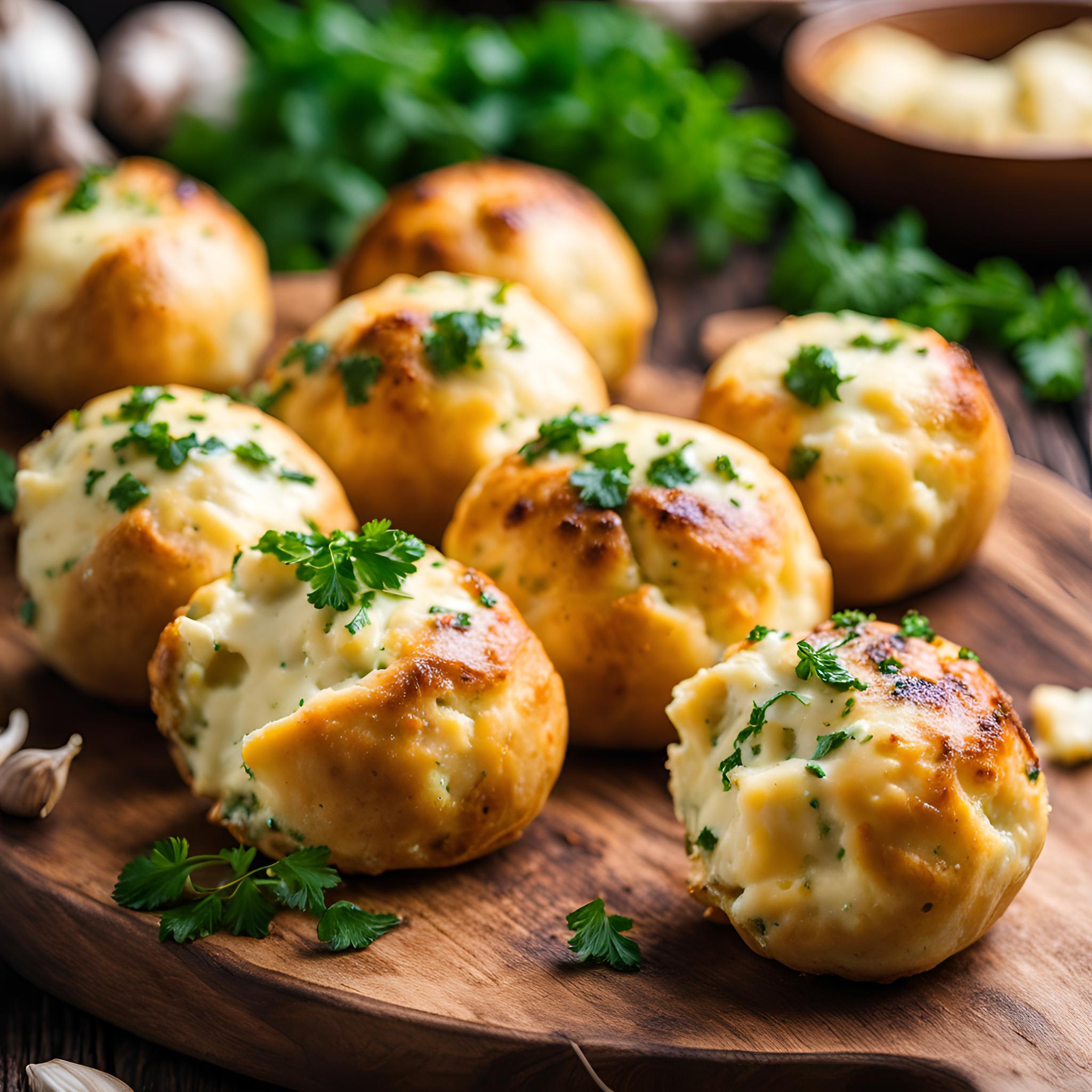 Buttery Garlic Cheese Bombs Recipe | Cheff Recipes