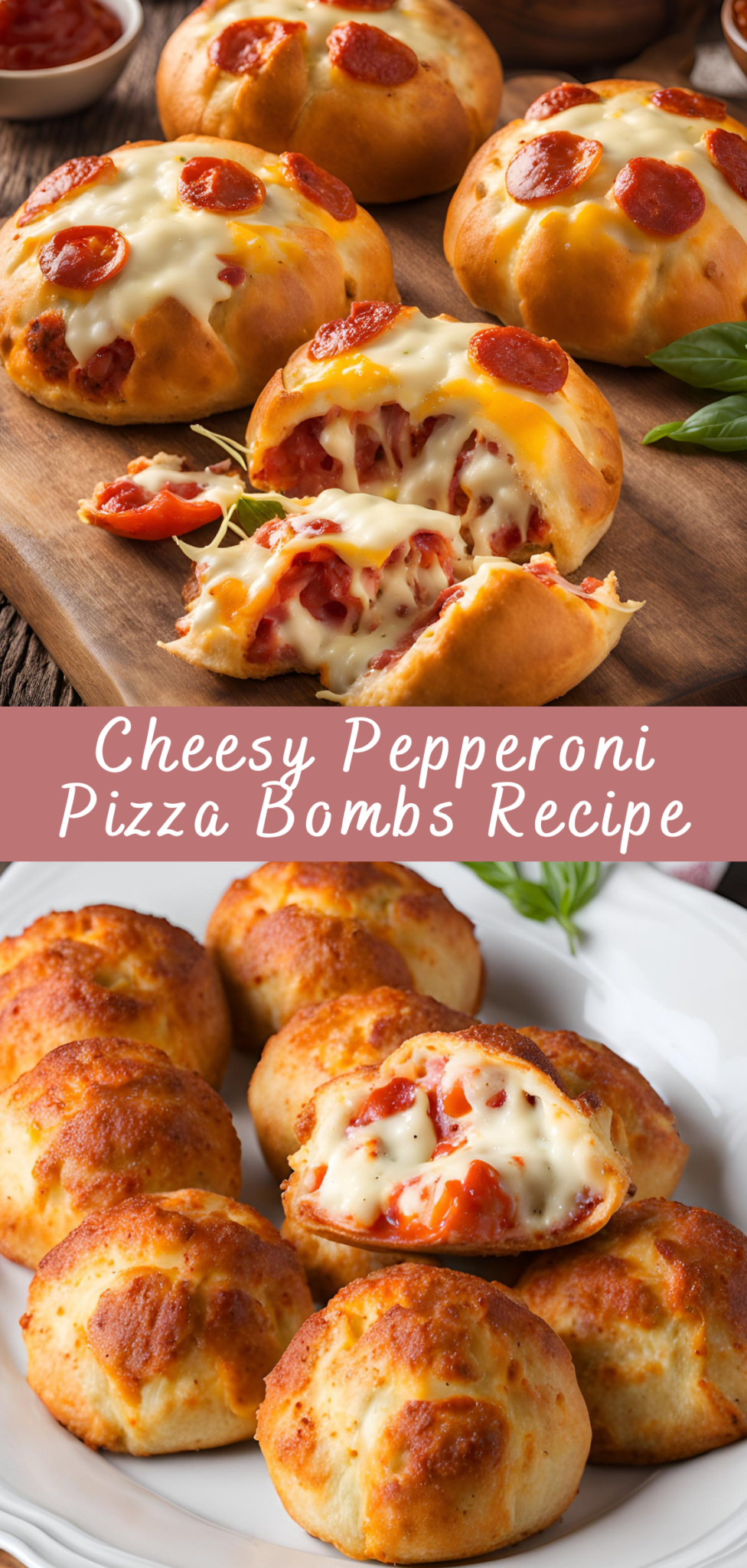 Cheesy Pepperoni Pizza Bombs Recipe | Cheff Recipes