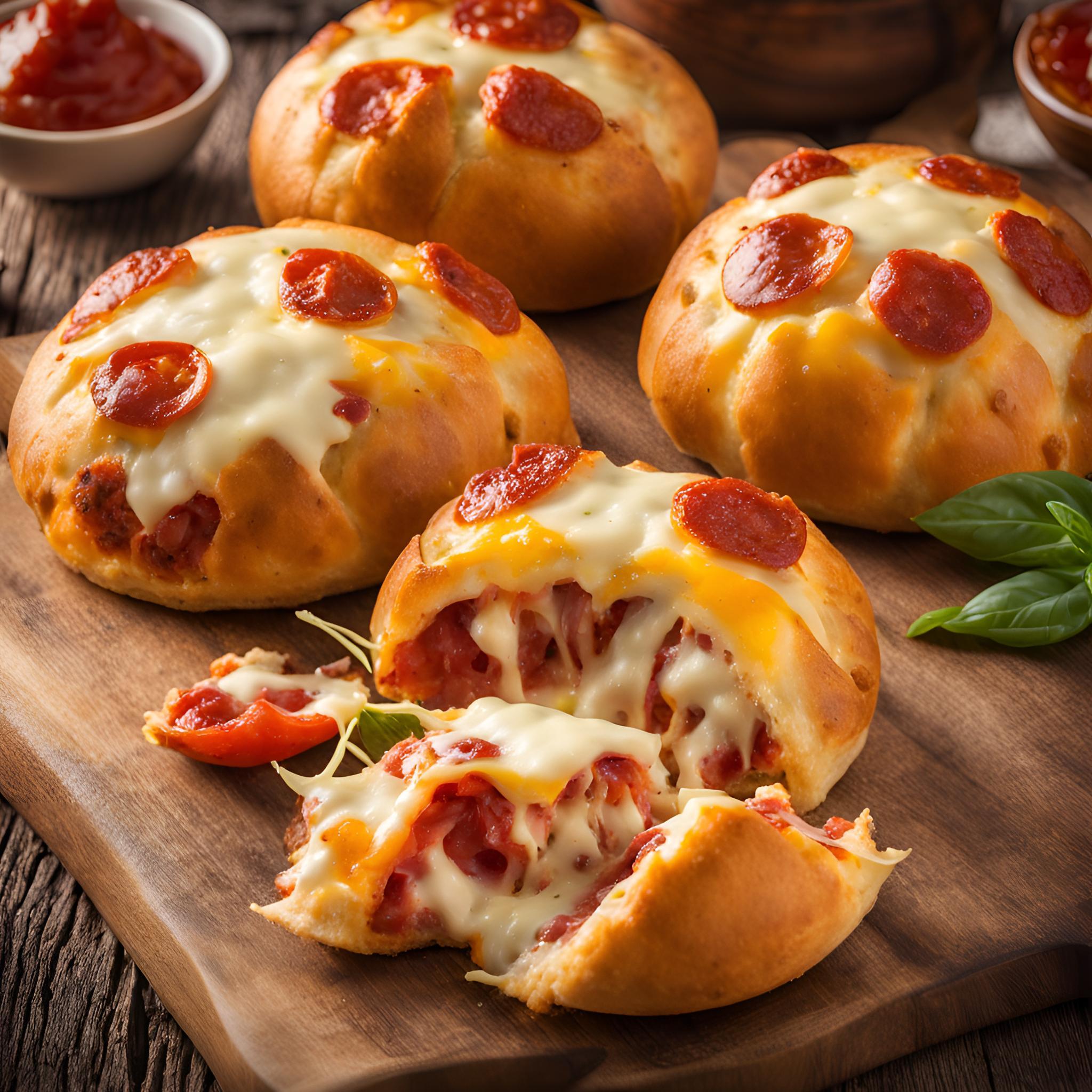 Cheesy Pepperoni Pizza Bombs Recipe | Cheff Recipes