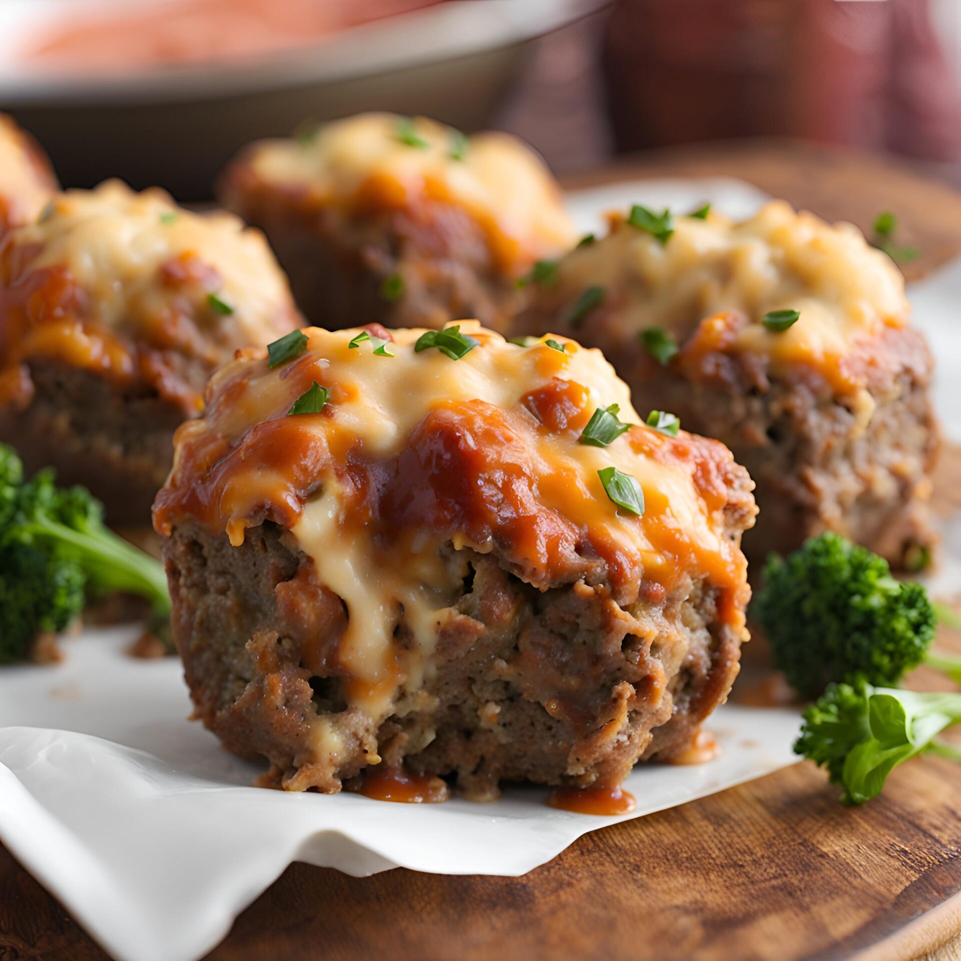 Cheesy Stuffed Meatloaf Bites Recipe | Cheff Recipes
