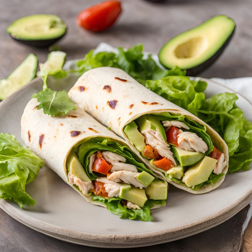 Chicken Avocado Wrap Recipe | Cheff Recipes