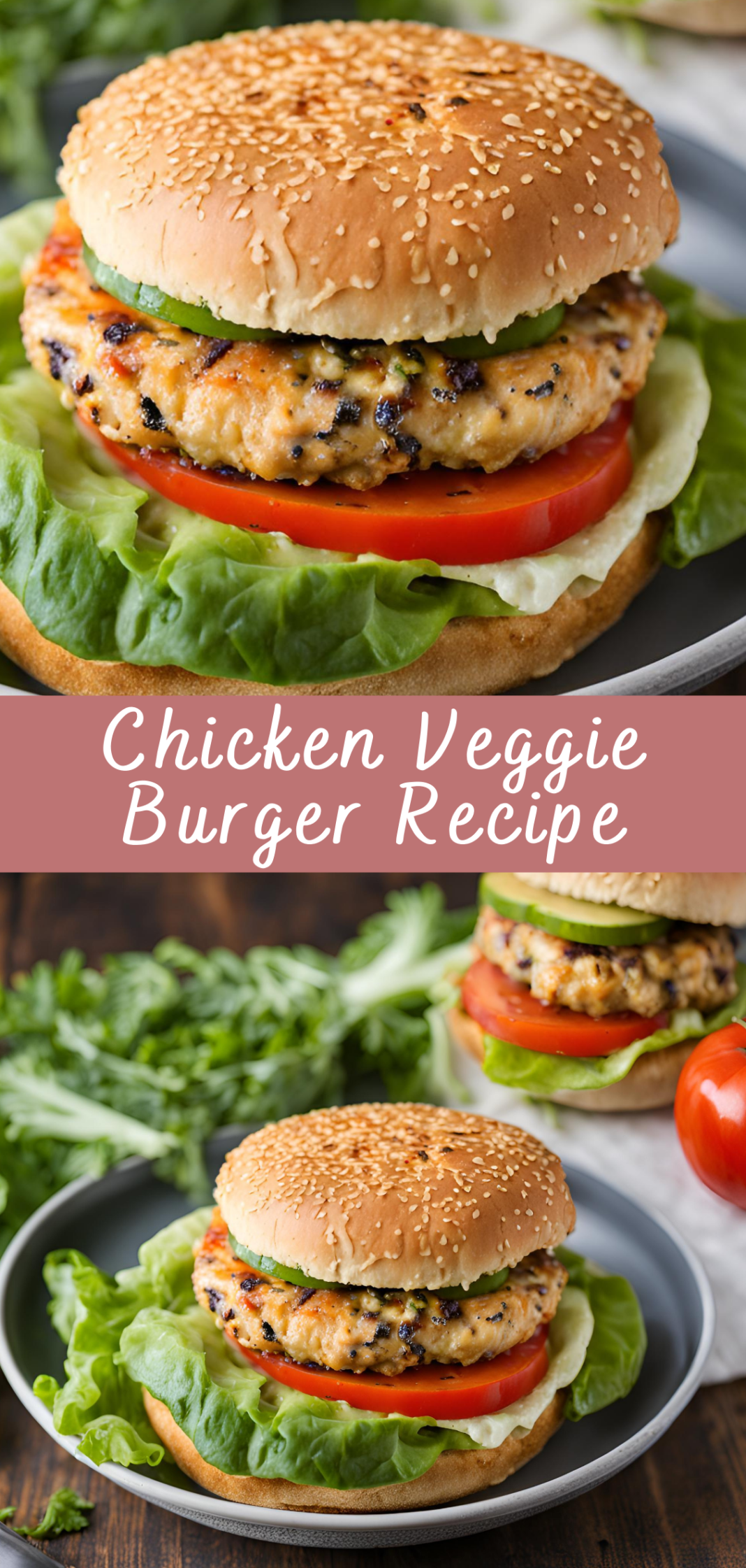 Chicken Veggie Burger Recipe | Cheff Recipes