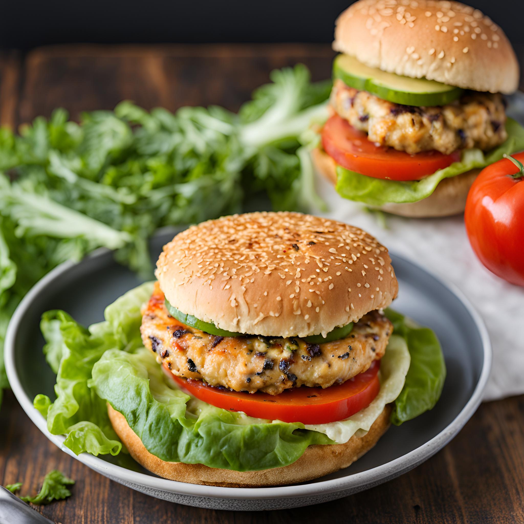 Chicken Veggie Burger Recipe | Cheff Recipes