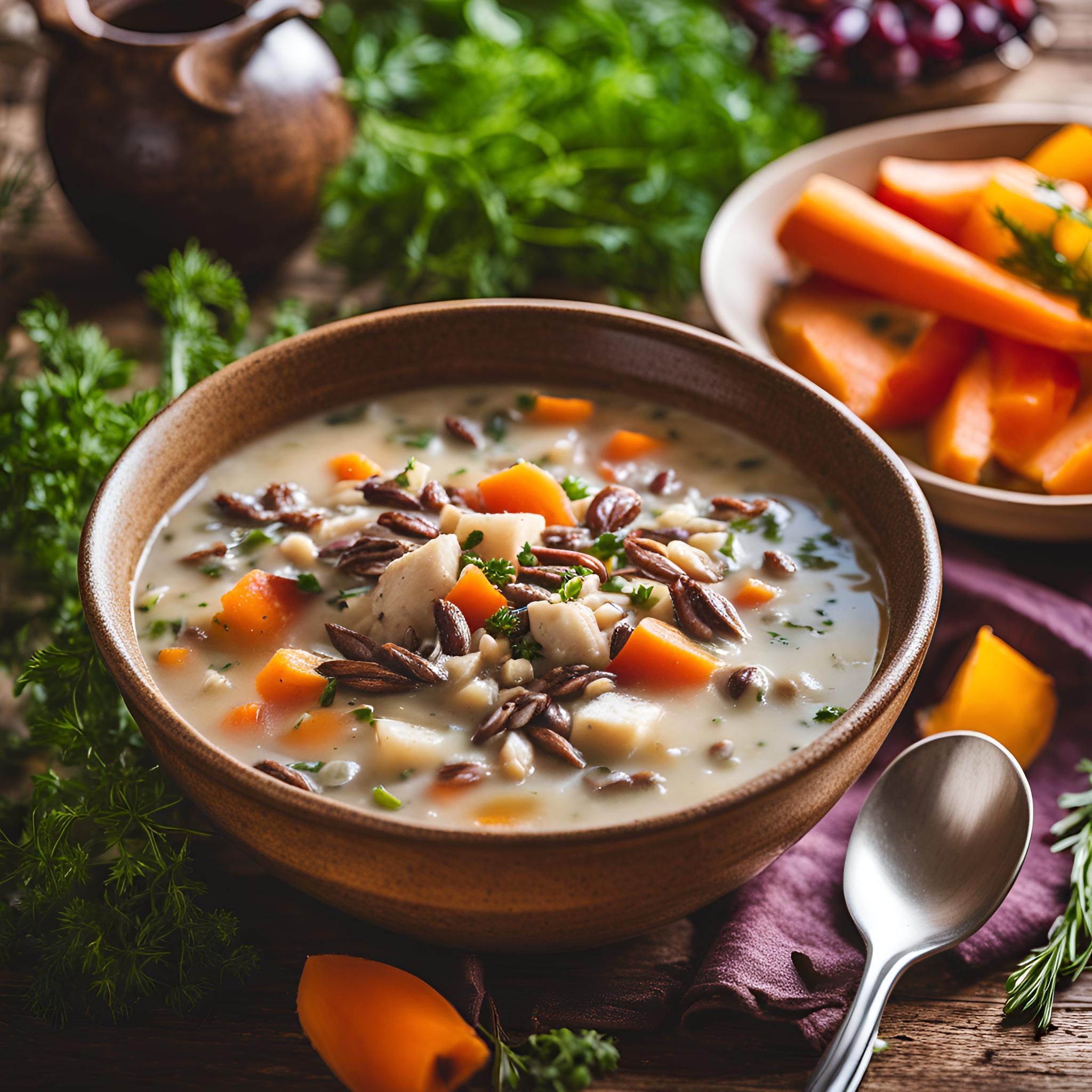 Crockpot Chicken Wild Rice Soup Recipe | Cheff Recipes