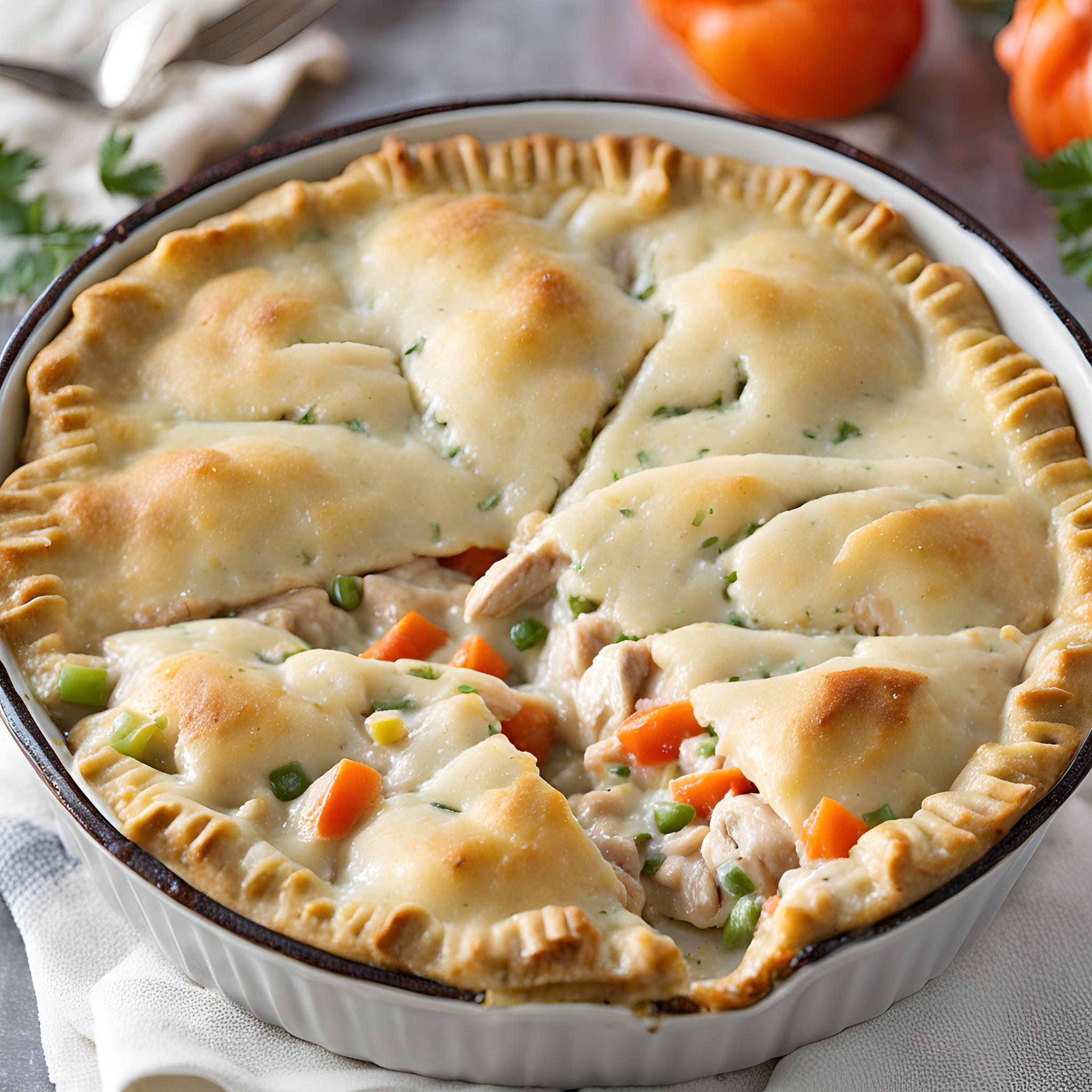 Crustless Chicken Pot Pie Recipe | Cheff Recipes