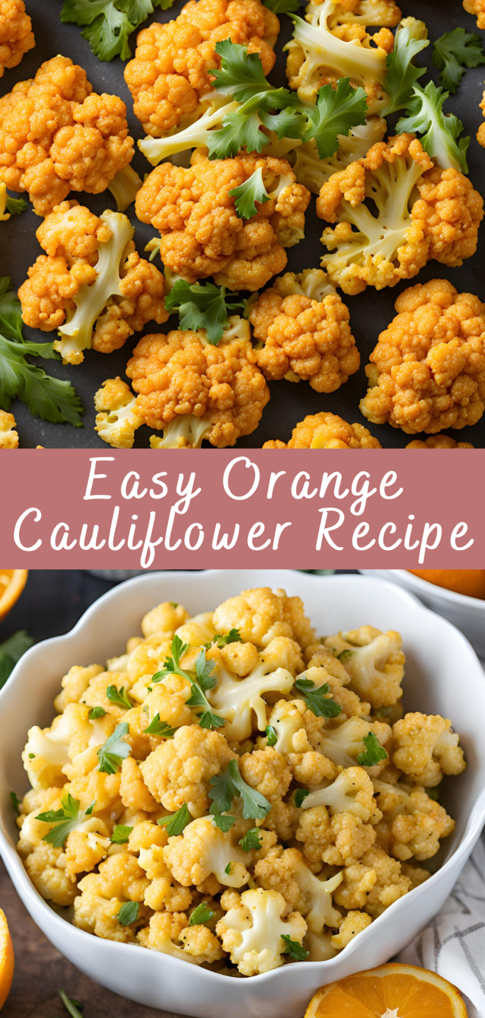 Easy Orange Cauliflower Recipe | Cheff Recipes