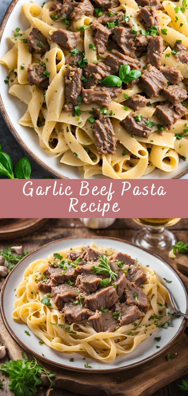 Garlic Beef Pasta Recipe | Cheff Recipes