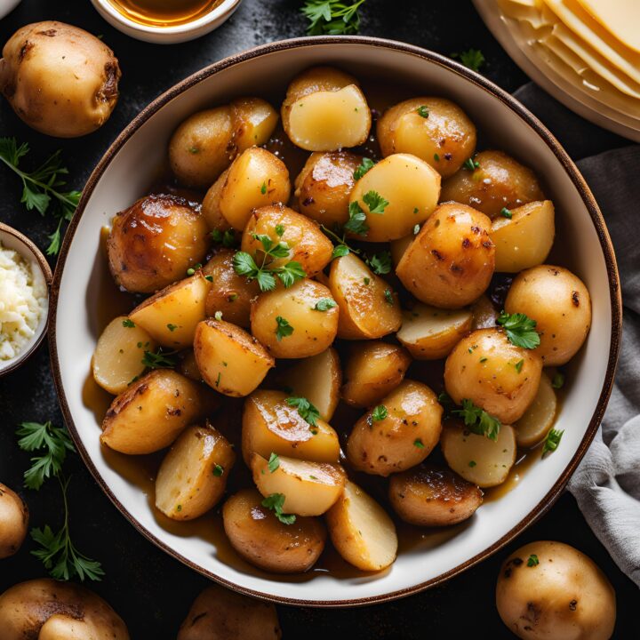 Glazed Honey Butter Potatoes Recipe | Cheff Recipes