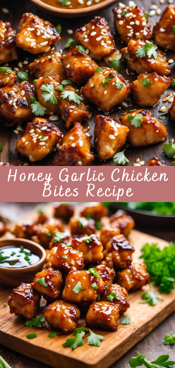 Honey Garlic Chicken Bites Recipe | Cheff Recipes