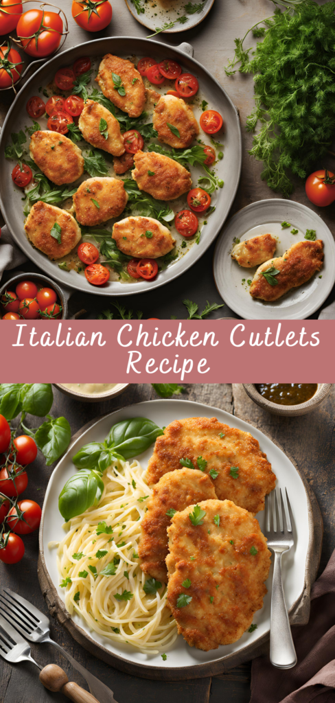 Italian Chicken Cutlets Recipe | Cheff Recipes
