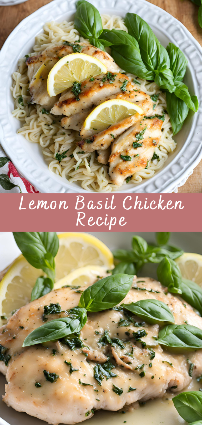 Lemon Basil Chicken Recipe | Cheff Recipes