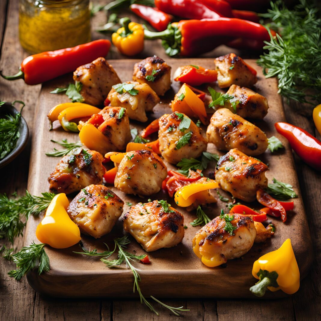 Mediterranean Chicken Bites Recipe | Cheff Recipes
