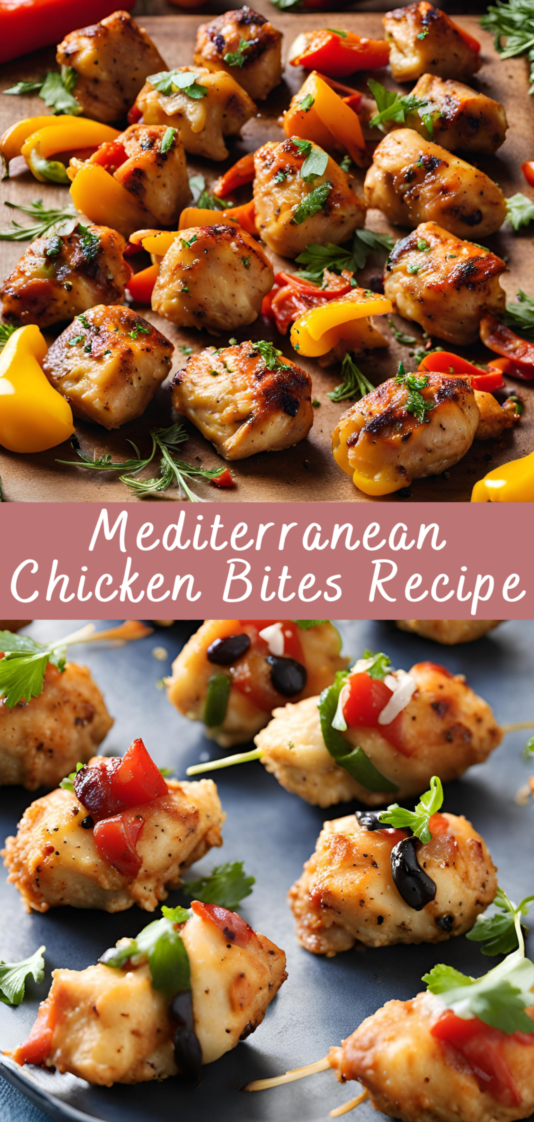 Mediterranean Chicken Bites Recipe | Cheff Recipes