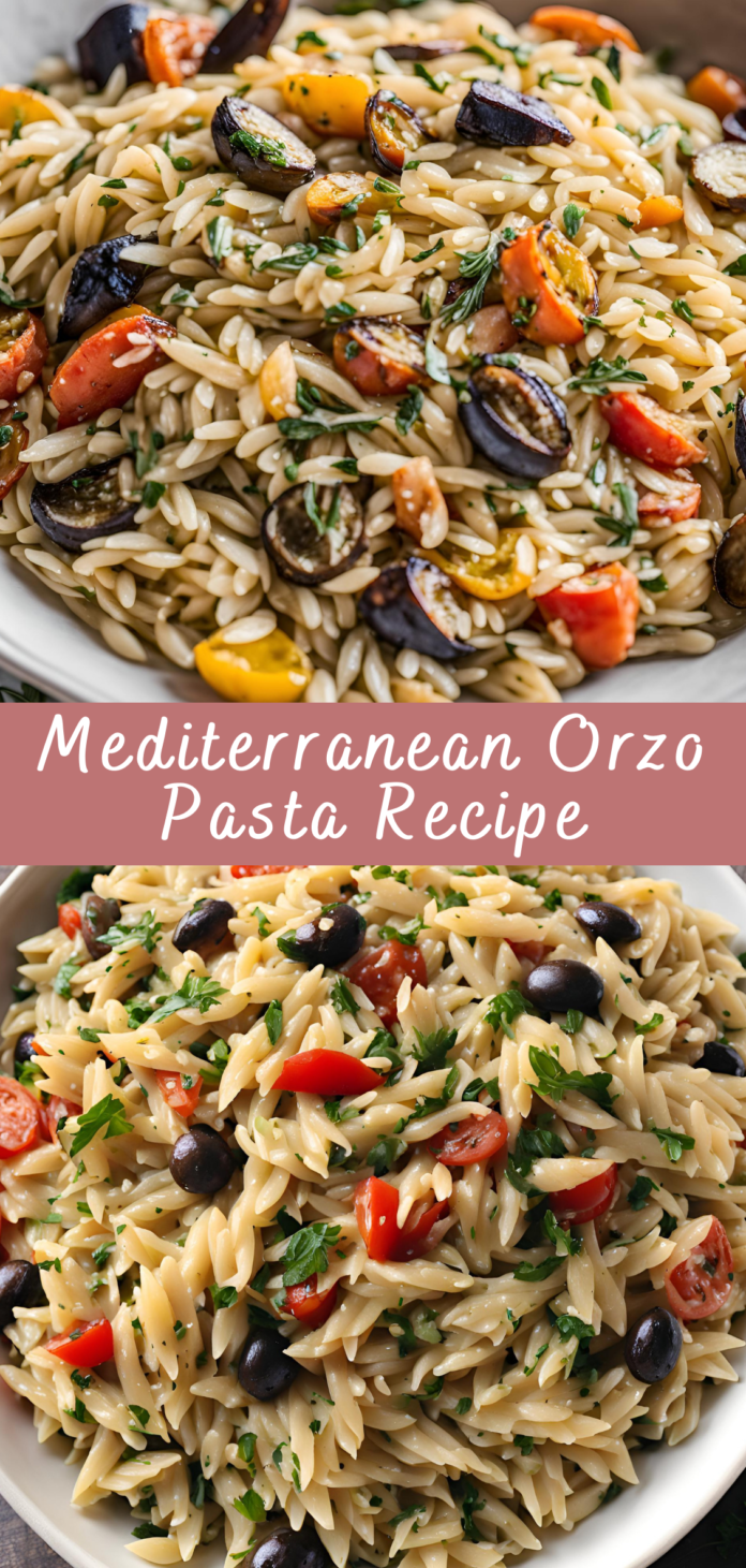 Mediterranean Orzo Pasta Recipe | Cheff Recipes
