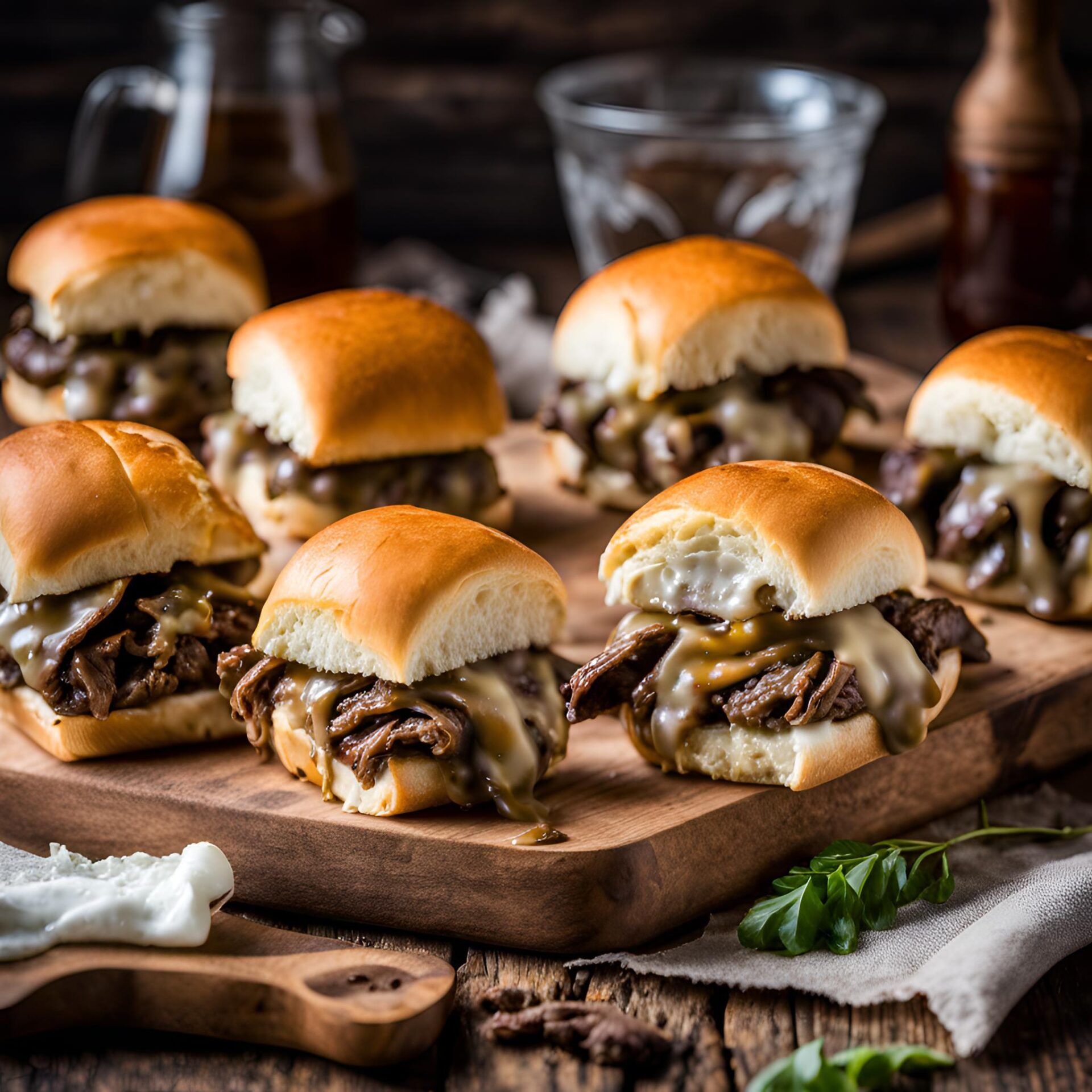 Philly Cheesesteak Sliders Recipe | Cheff Recipes
