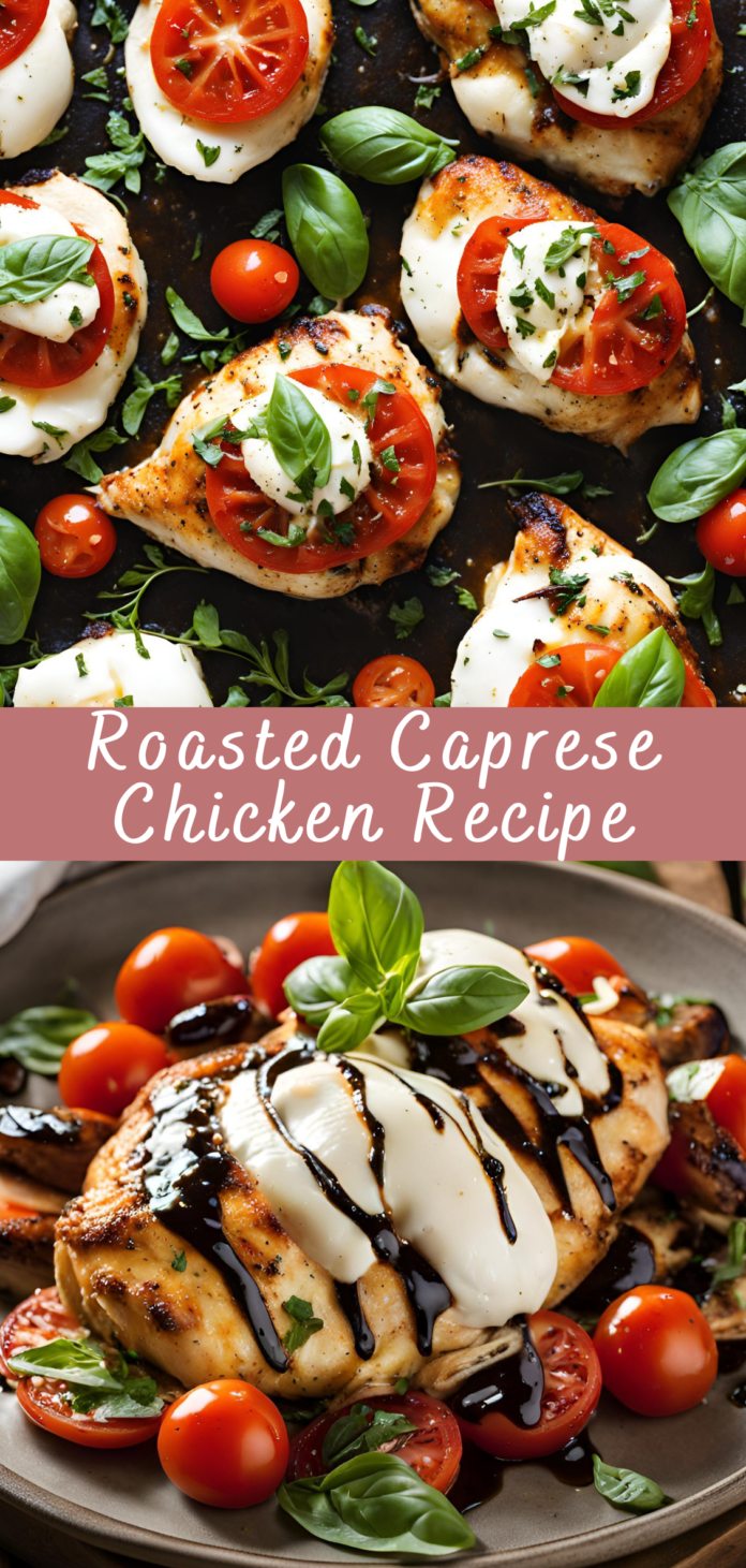 Roasted Caprese Chicken Recipe | Cheff Recipes