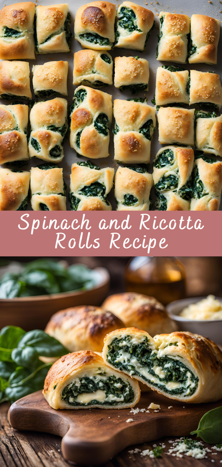 Spinach and Ricotta Rolls Recipe | Cheff Recipes
