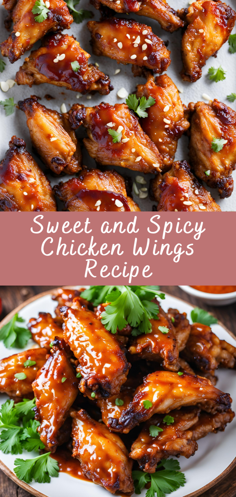 Sweet and Spicy Chicken Wings Recipe | Cheff Recipes