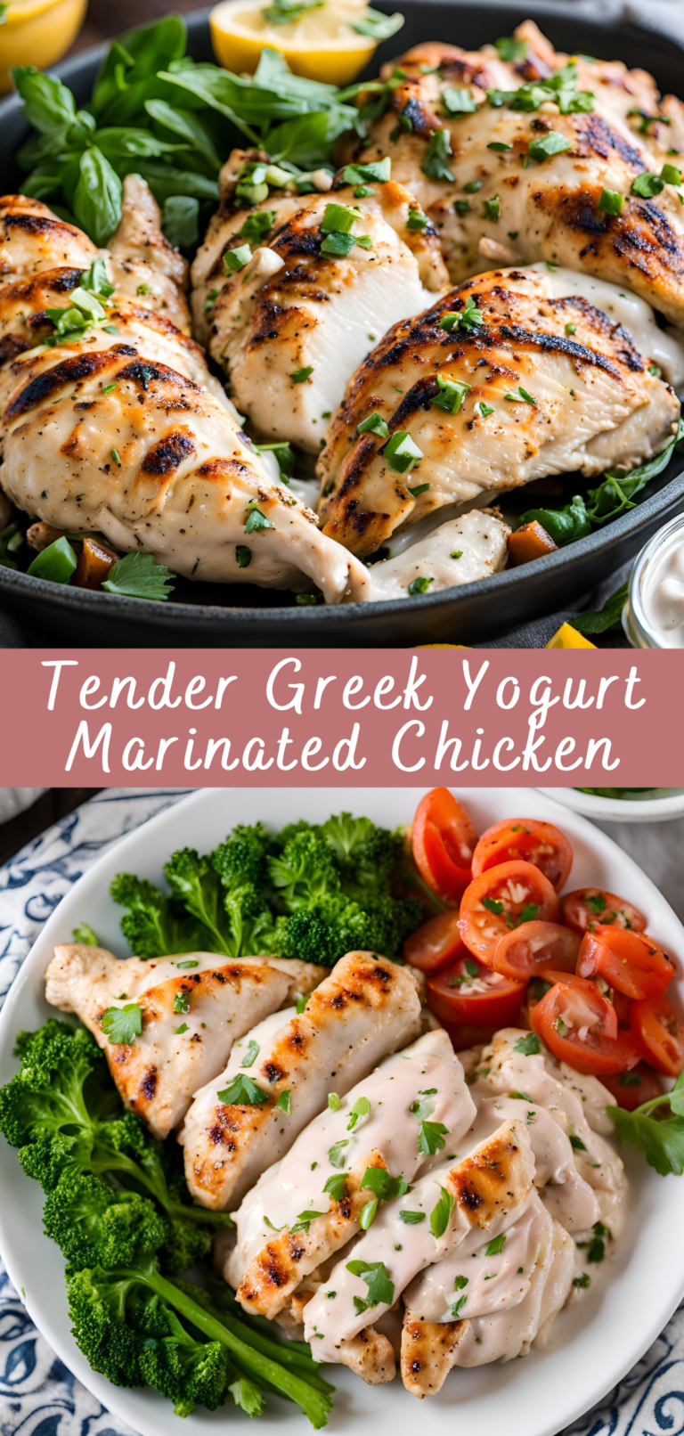 Tender Greek Yogurt Marinated Chicken Recipe | Cheff Recipes